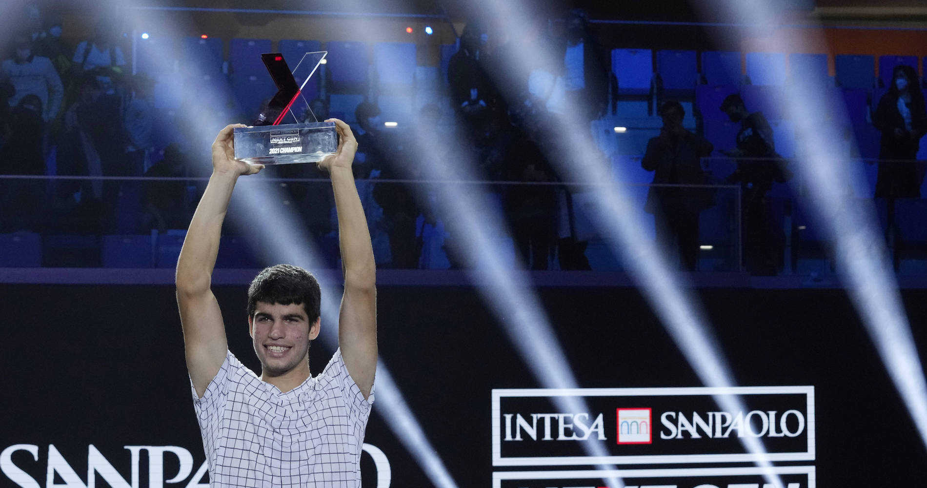 Alcaraz wins Next Gen ATP Finals by beating Korda in straight sets