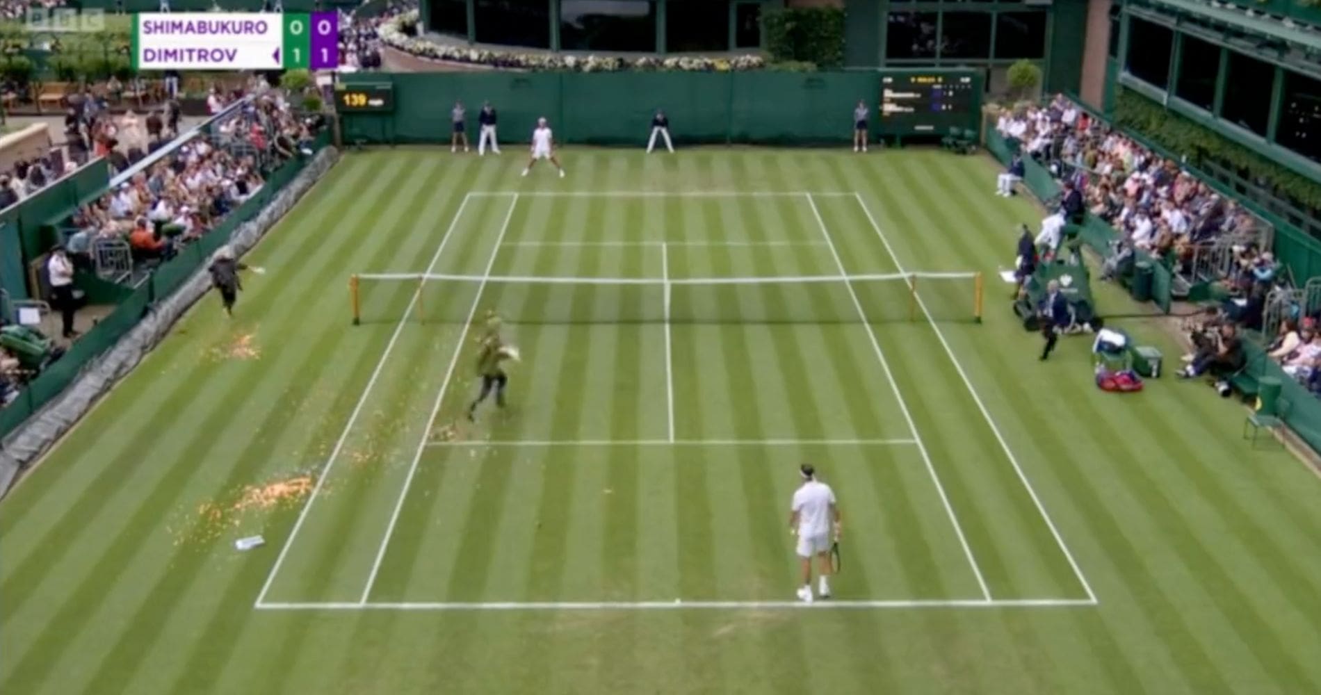 Climate protesters interrupt two matches at Wimbledon - Tennis Majors